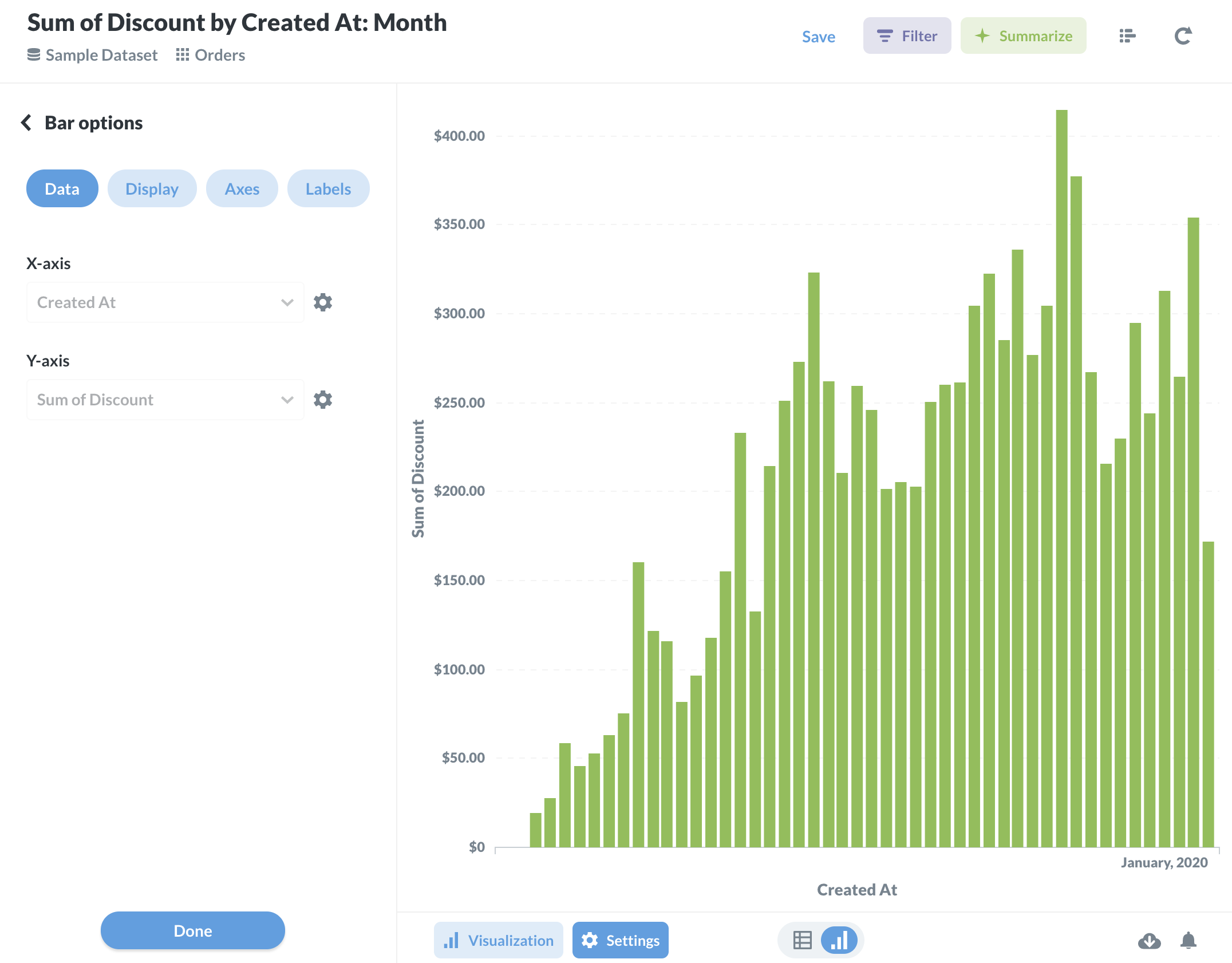 Metabase: Business intelligence from existing data - Swapps