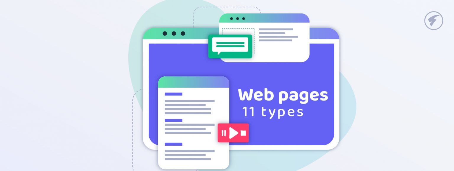 11 types of web pages - Swapps